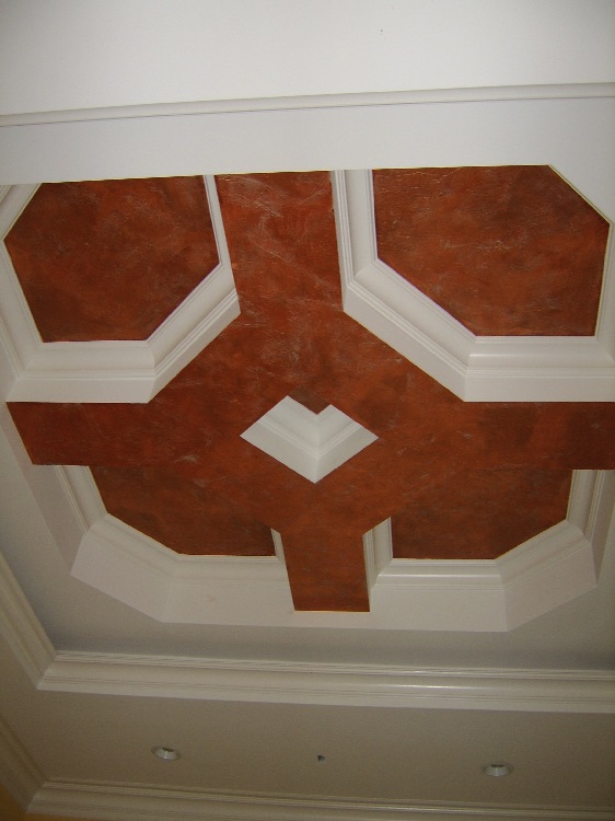 Copper textured Ceiling